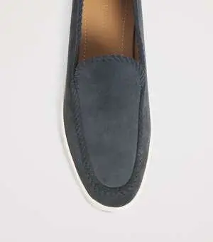 Giorgio Armani Suede Loafers - Blue