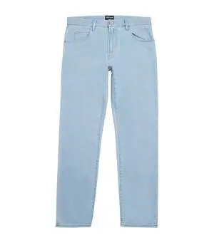 Giorgio Armani Stretch-cotton Slim Jeans