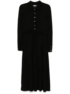 N.peal Polo Collar Midi Dress