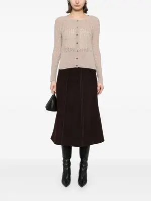 N.peal Moving Rib Cardigan