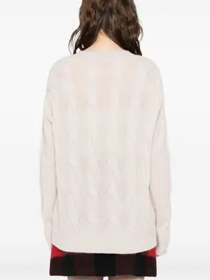 N.peal Cable Cricket Sweater