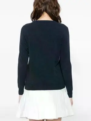 N.peal Phoebe V-neck Jumper - Blue