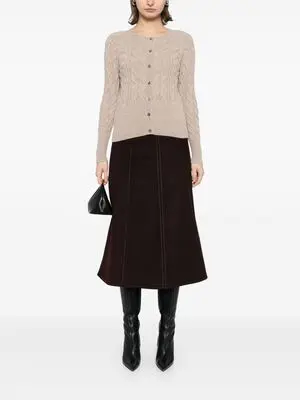 N.peal Myla Cable Knit Cardigan