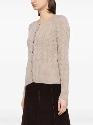 N.peal Myla Cable Knit Cardigan