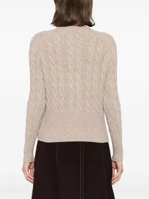 N.peal Myla Cable Knit Cardigan