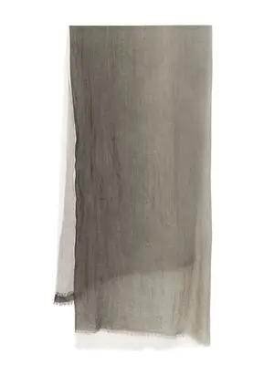 N.PEAL Dip-dye Cashmere Scarf