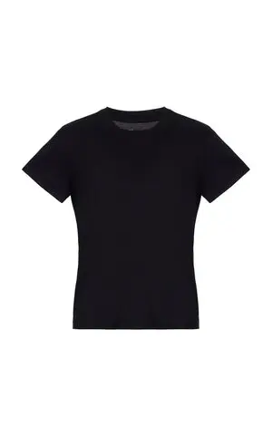 FRAME The Baby Tee - Black