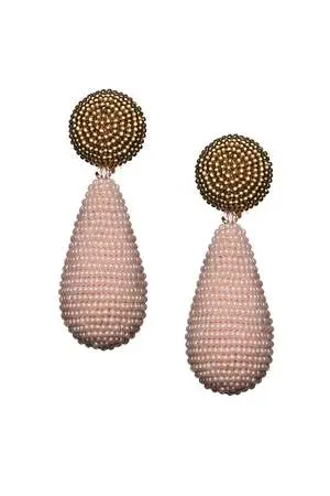 Sachin & Babi Alena Clip-on Earrings - Light Pink/ Gold