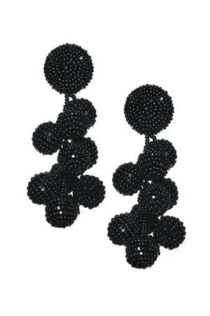 Sachin & Babi Coconuts Clip-on Earrings - Jet