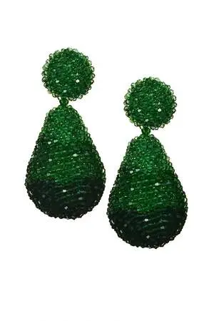 Sachin & Babi Elise Bead Earrings - Emerald