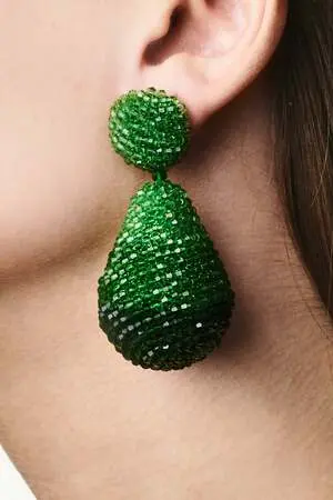 Sachin & Babi Elise Bead Earrings - Emerald