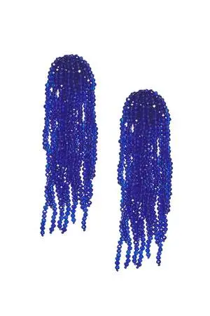 Sachin & Babi Fountain Clip-on Earrings - Cobalt