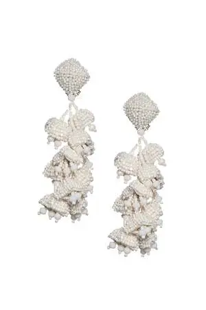 Sachin & Babi Grapes Clip-on Earrings - Ivory