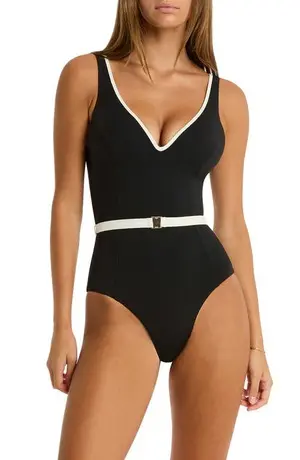 SEA LEVEL Babylon Belted One-piece Swimsuit