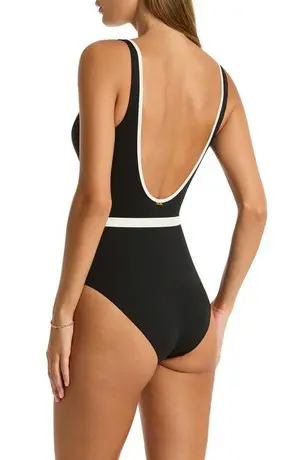 SEA LEVEL Babylon Belted One-piece Swimsuit
