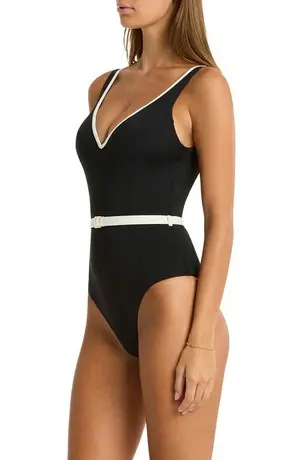 SEA LEVEL Babylon Belted One-piece Swimsuit