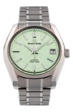 WATCHFINDER & CO. Grand Seiko Heritage Collection Sakura-wakaba Bracelet Watch - Green