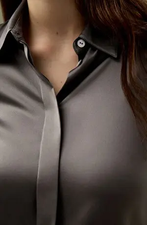Lilysilk Elegant Silhouette Slim Fit Silk Shirt