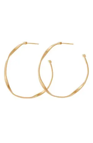Marco Bicego Marrakech Twist Hoop Earrings - Gold