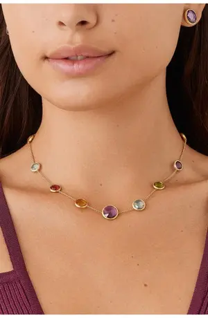 Marco Bicego Jaipur Mixed Semiprecious Stone Necklace