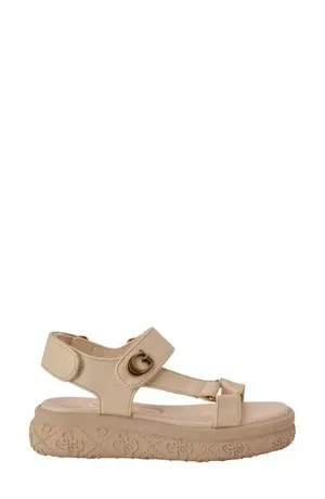 Guess Lanara Platform Sandals - Ivory