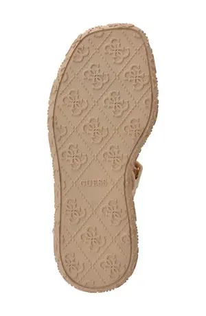 Guess Lanara Platform Sandals - Ivory