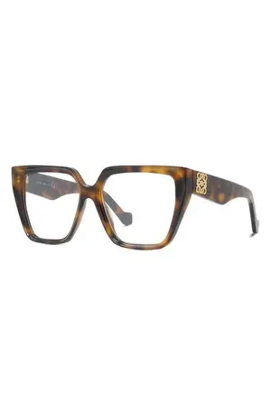 Loewe Anagram 55mm Butterfly Eyeglasses