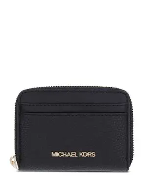 Michael Kors Logo-lettering Wallet - Black