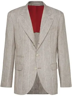 Brunello Cucinelli Striped Blazer