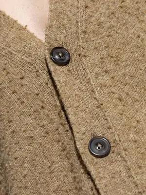 MAISON MARGIELA Vintage Effect Cardigan - Neutrals