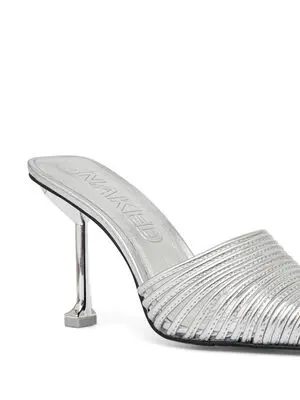 NAKED WOLFE Chromed Pumps