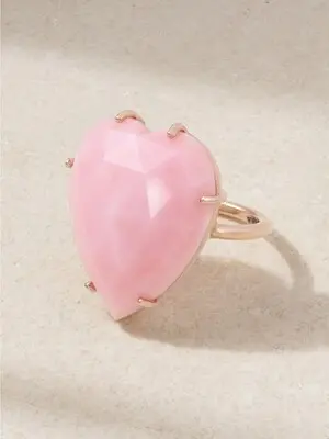 Irene Neuwirth Love 18-karat Rose Opal Ring - Pink