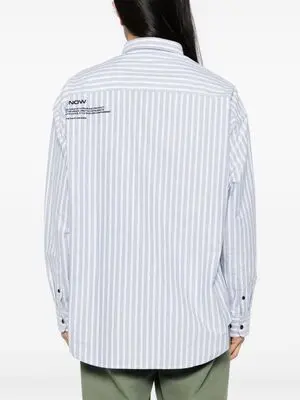 AAPE BY *A BATHING APE Striped Shirt - Grey