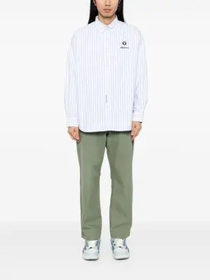 AAPE BY *A BATHING APE® Striped Shirt - White