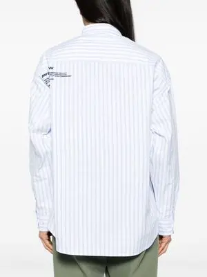 AAPE BY *A BATHING APE® Striped Shirt - White
