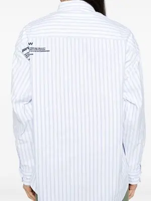 AAPE BY *A BATHING APE® Striped Shirt - White