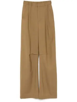 MAISON MARGIELA Pleat-detailing Trousers