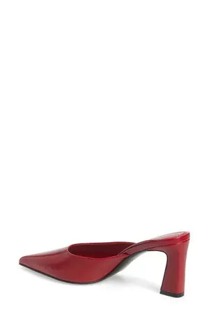 Jeffrey Campbell Pointed Toe Mule - Cherry Red