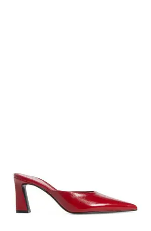Jeffrey Campbell Pointed Toe Mule - Cherry Red