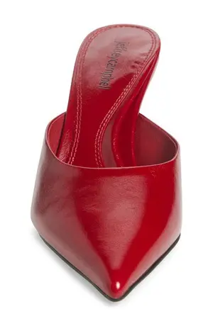 Jeffrey Campbell Pointed Toe Mule - Cherry Red
