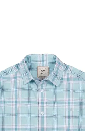 HOPE & HENRY Linen Button Down Shirt