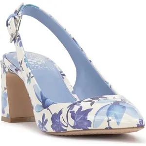 Vince Camuto Vince Camuto Hamden Slingback Pumps Trellis Blue