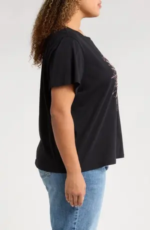 Lucky Brand Heart Burst Graphic T-shirt