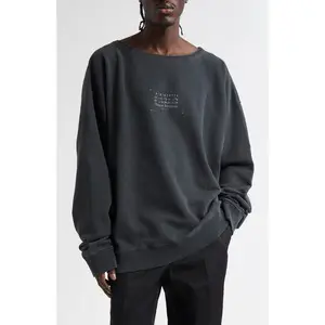 Maison Margiela Drop Shoulder Sweatshirts Hoodies For Men