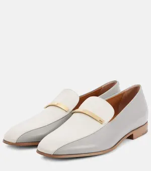 TOD'S Paneled Leather Loafers