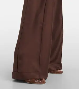 TOM FORD Silk Wide-leg Trousers