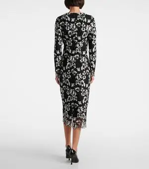 Monique Lhuillier Satin Gown - White