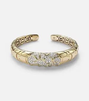 Marina B Onda 18kt Diamond Bangle - Gold