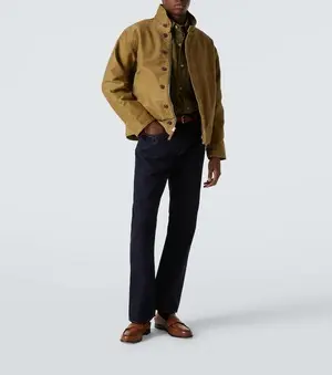 Ralph Lauren Corduroy-trimmed Cotton Jacket