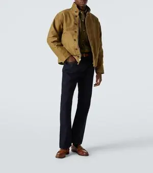 Ralph Lauren Corduroy-trimmed Cotton Jacket - Brown